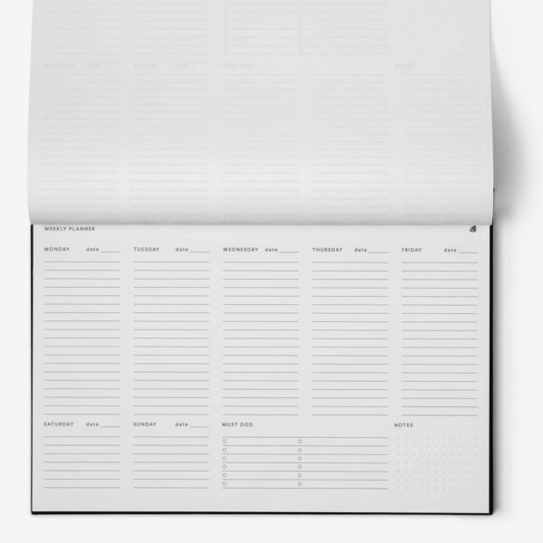 Weekly Planner Desk Pad | Stone - Notebooks & Apparel