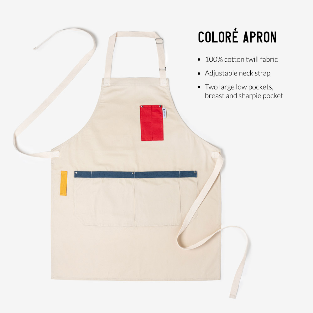 Colore Chef Bundle | Stone - Notebooks & Apparel