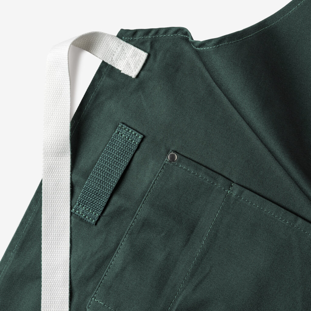 Coloré Apron - Dark Green | Stone - Notebooks & Apparel